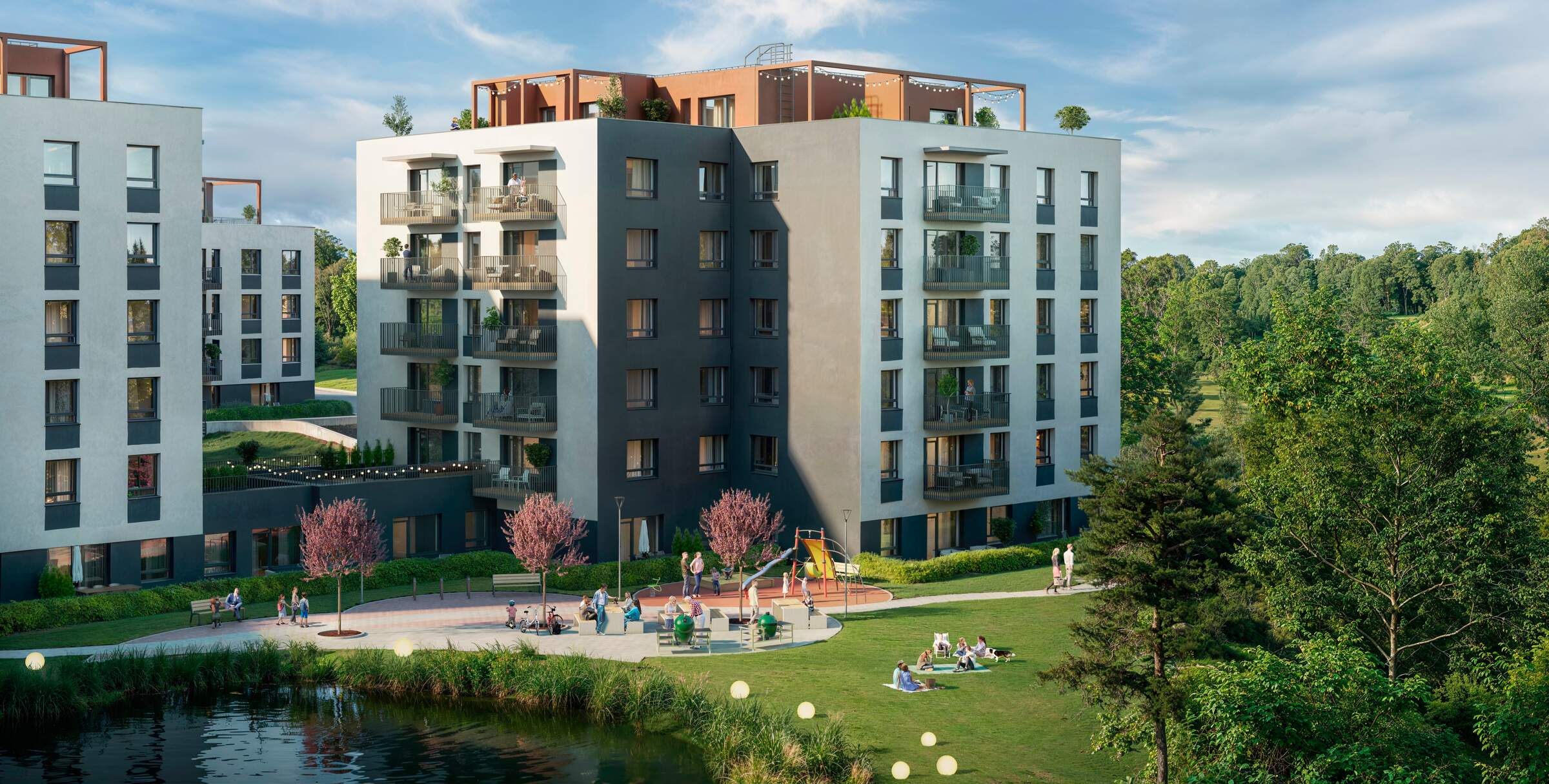 Lake Town 3 etapas - Bonava